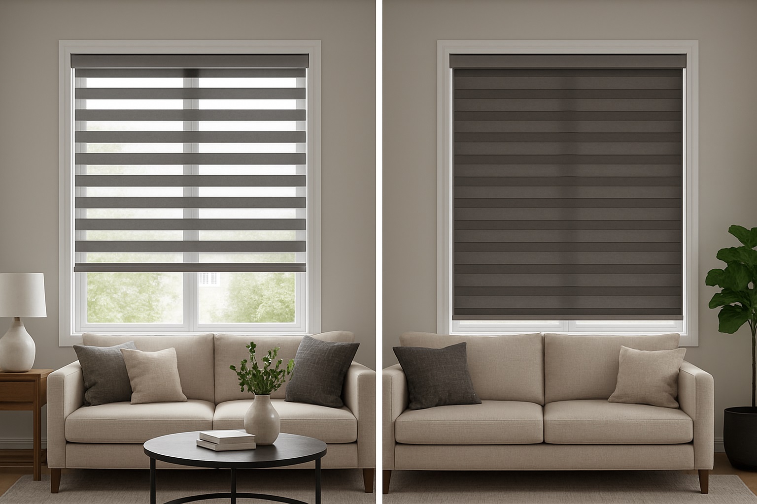 Zebra Shades Explained: Style, Light Control & How They Work - Direct ...